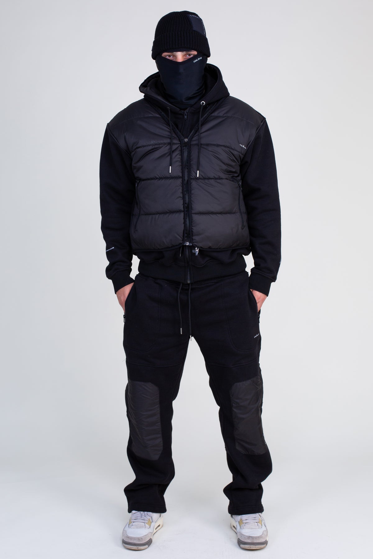 Gratton Tracksuit (Black) | Stealth London