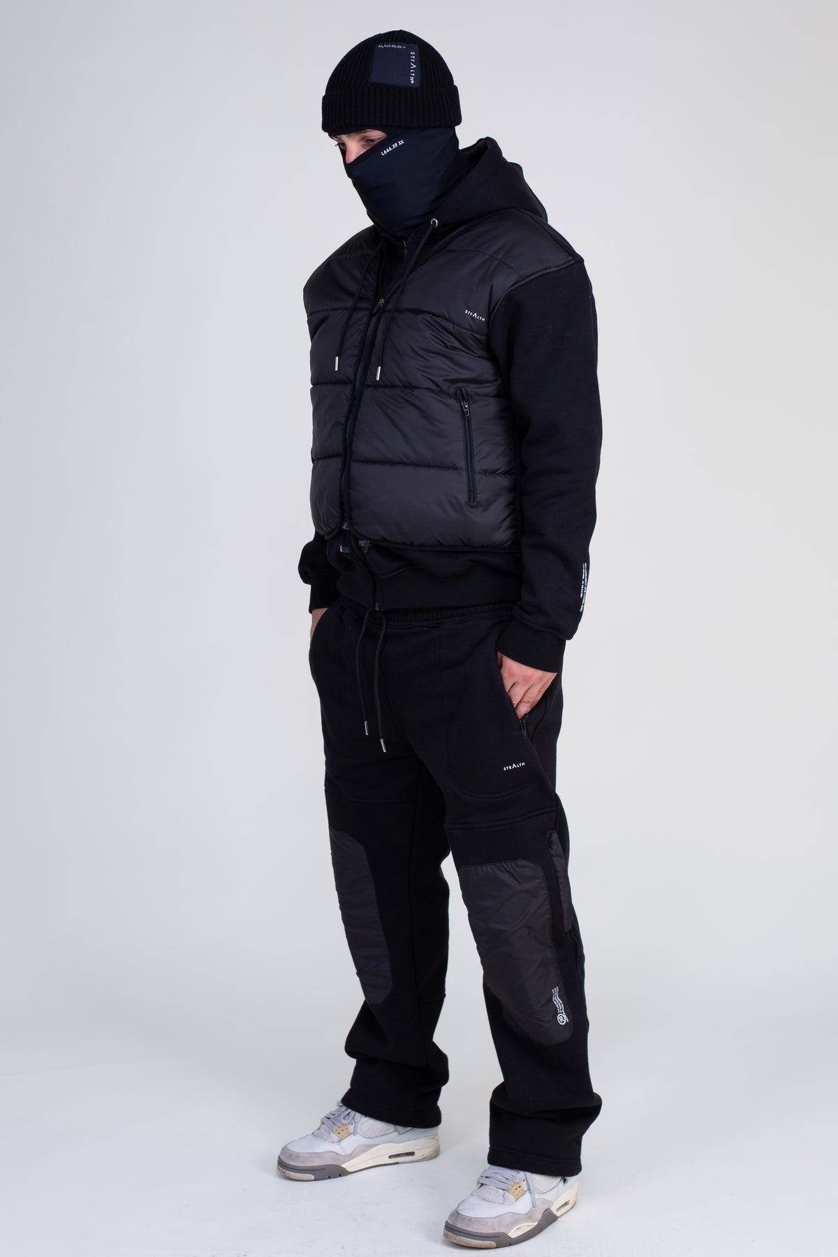 Gratton Tracksuit (Black) | Stealth London