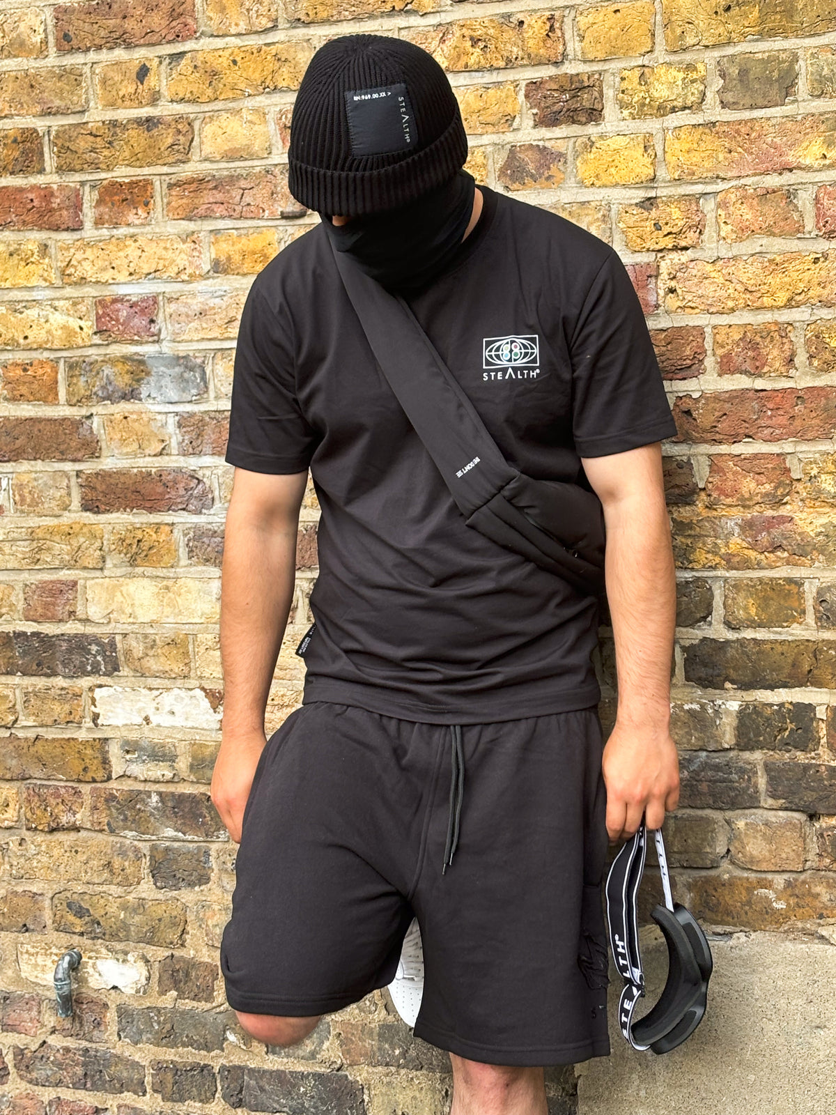 Global Tee shirt (Black) | Stealth London