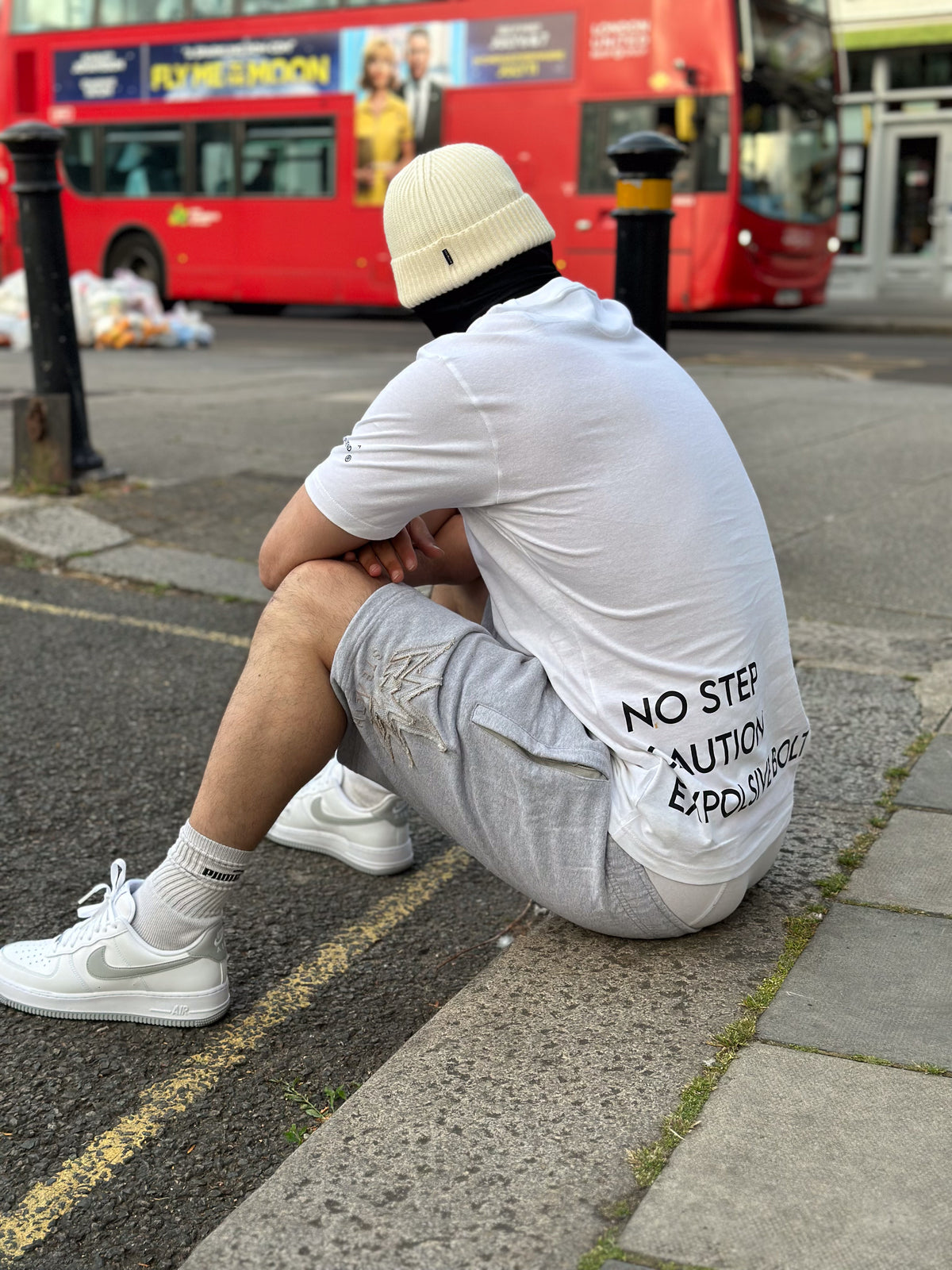 Star Tee shirt (White) | Stealth London