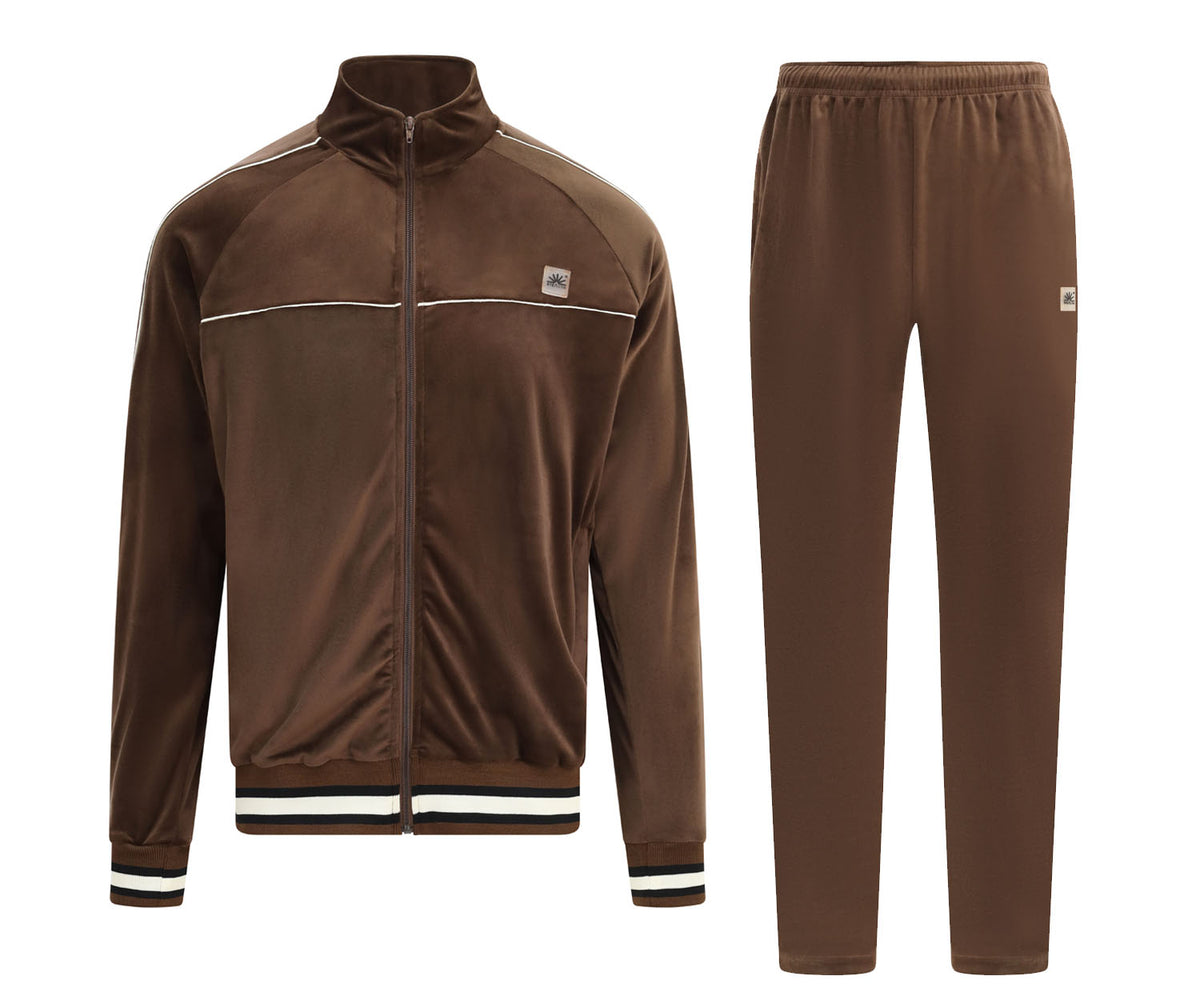 VT Tracksuit (Brown) | Stealth London
