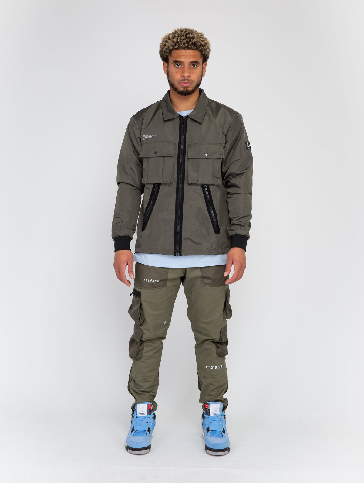 Cargo Tracksuit (Olive) | Stealth London