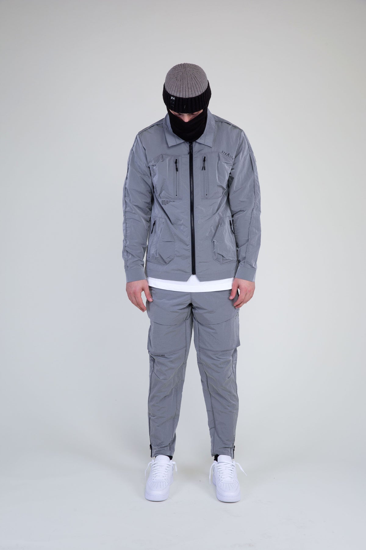 Cryptech Tracksuit (Grey) | Stealth London