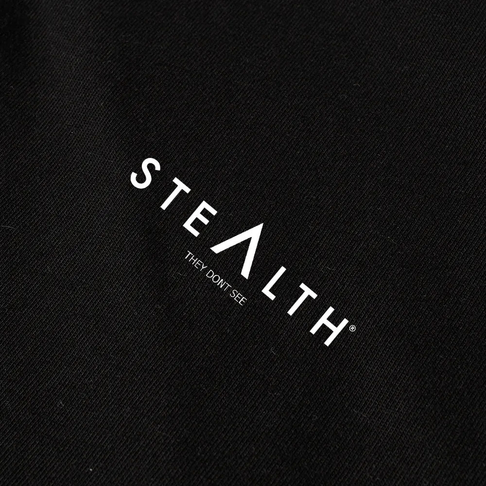 Stealth Logo Tee Shirt (Black) | Stealth London